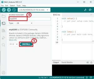Cách viết code và nạp chương trình cho kít nodemcu esp8266