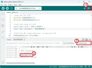 Webserver trên esp8266 - cách tạo web điều khiển thiết bị