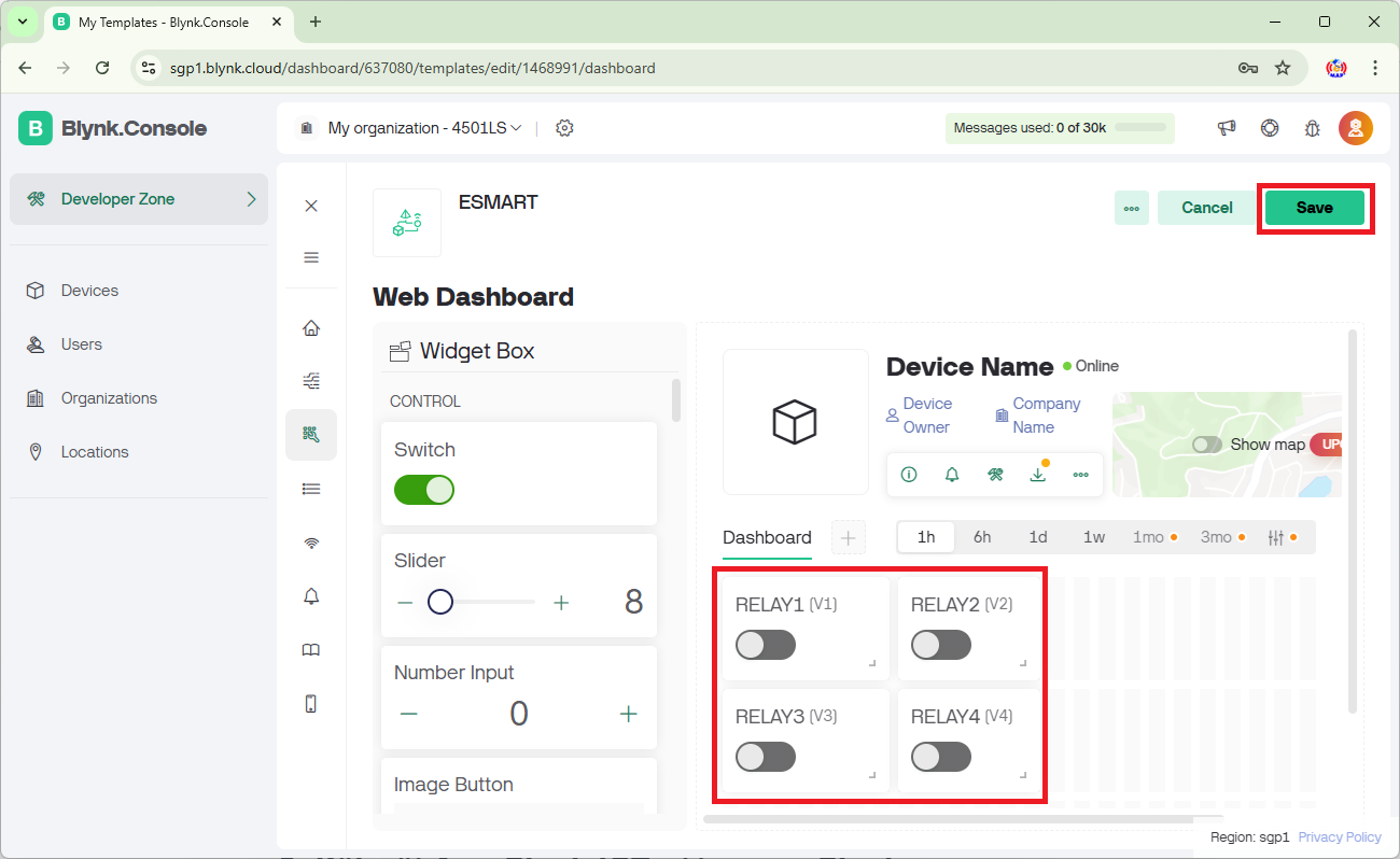 Cách dùng Blynk IOT với ESP32 điều khiển giám sát thiết bị